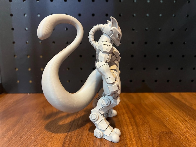 Armored Mewtwo - Hand Painted Statue OR Unpainted Model Kit - Pokemon ...