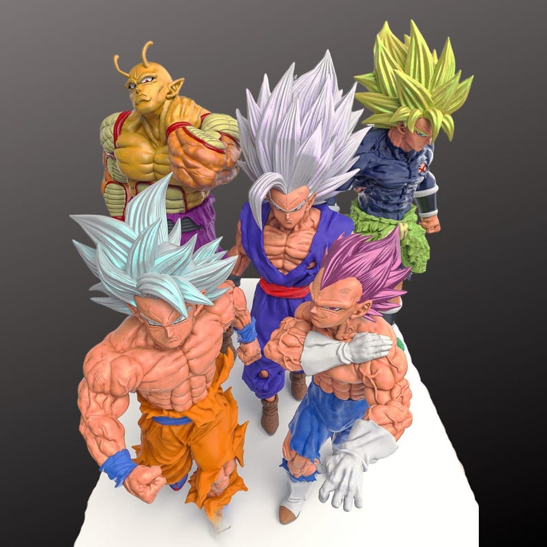 Dragon Ball Super Hero Ultimate Team Statue - Beast Gohan, Orange ...