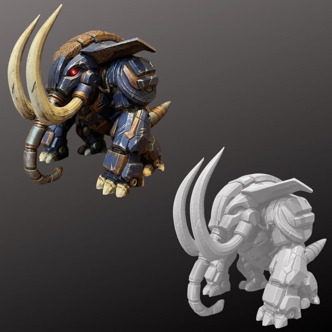 Mecha Donphan - Hand Painted Statue OR Unpainted Model Kit - Pokemon ...