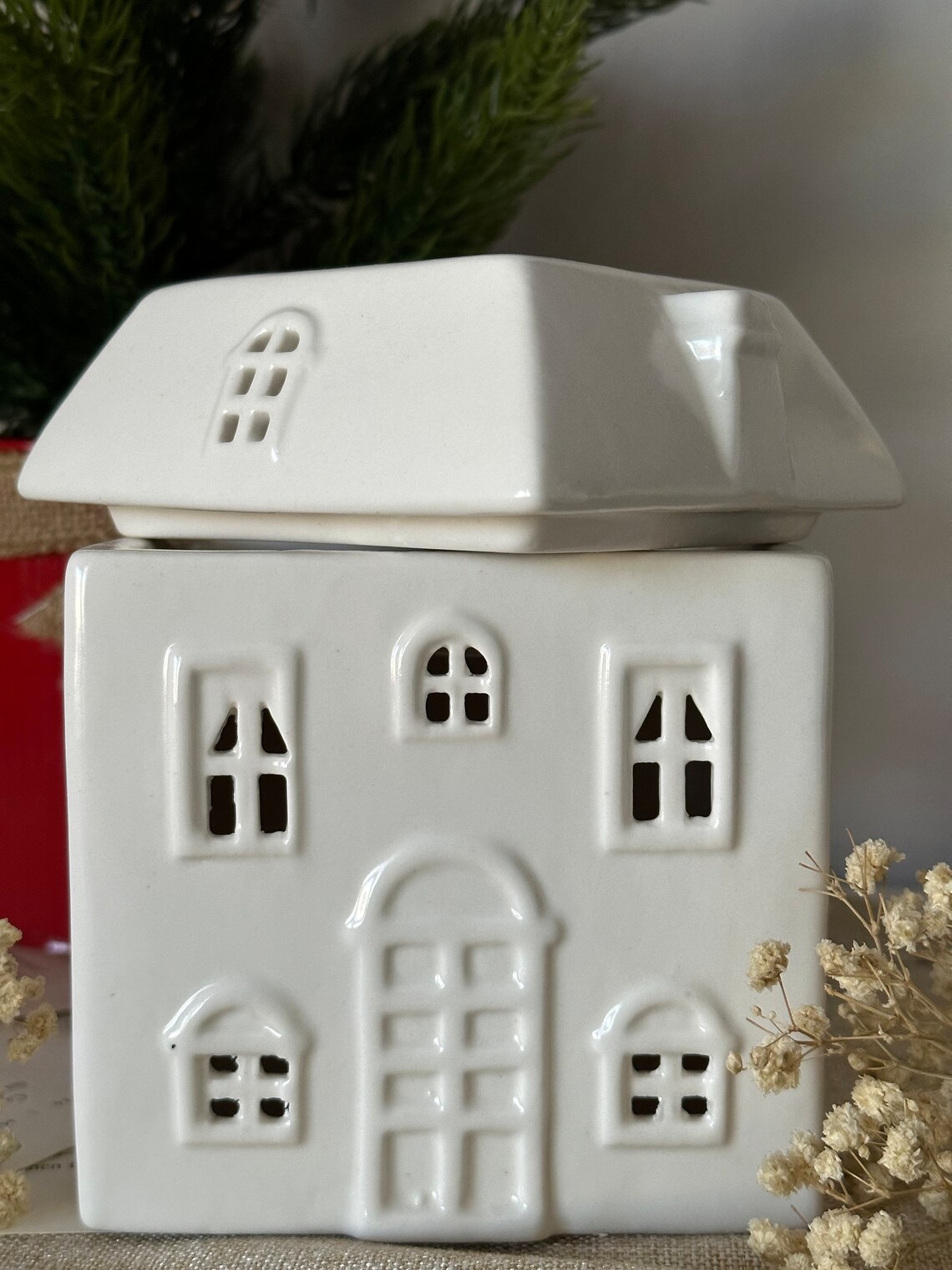 Large Ceramic House Wax Melt Burner - Etsy