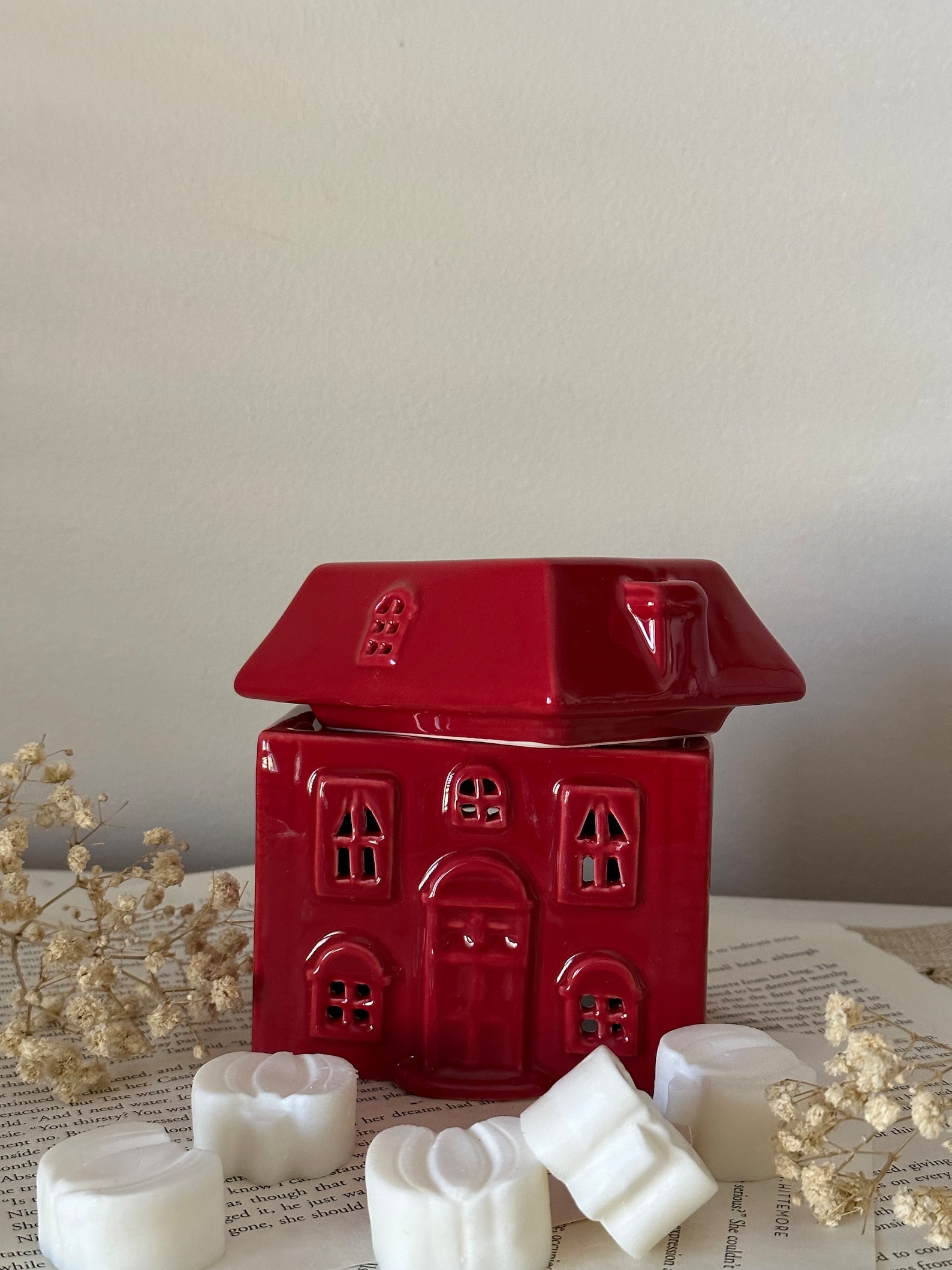 Large Ceramic House Wax Melt Burner - Etsy