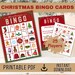 Printable Christmas Bingo Cards - Etsy