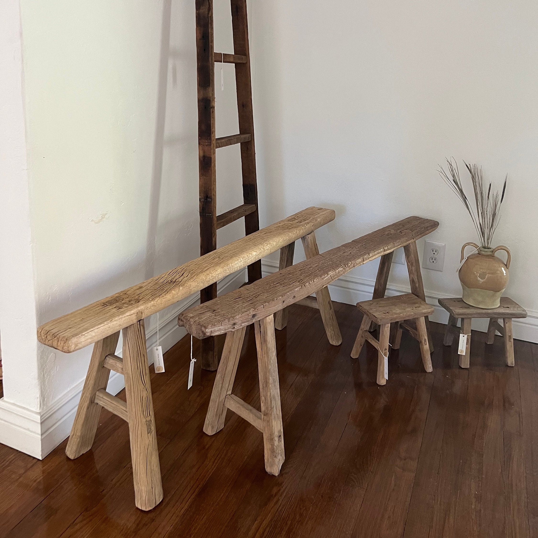 Reclaimed Wood Bench - Etsy
