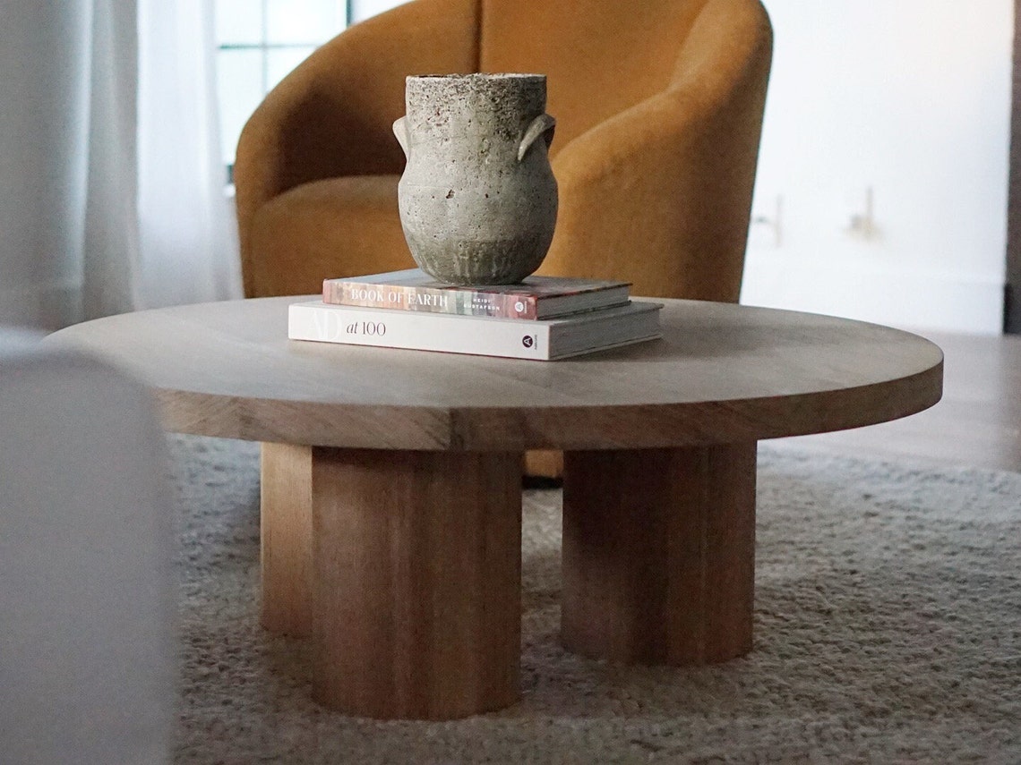 The White Oak Aztec Coffee Table - Etsy