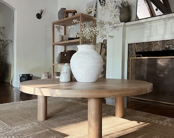 The White Oak Aztec Coffee Table - Etsy