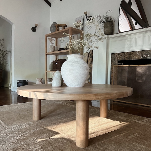 White Oak Coffee Table - Etsy