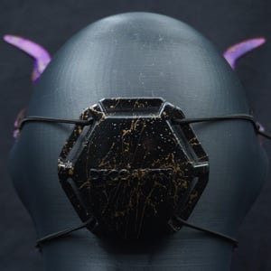 Purple Oni Demon Mask - Handcrafted Cosplay Mask, Unique Halloween ...
