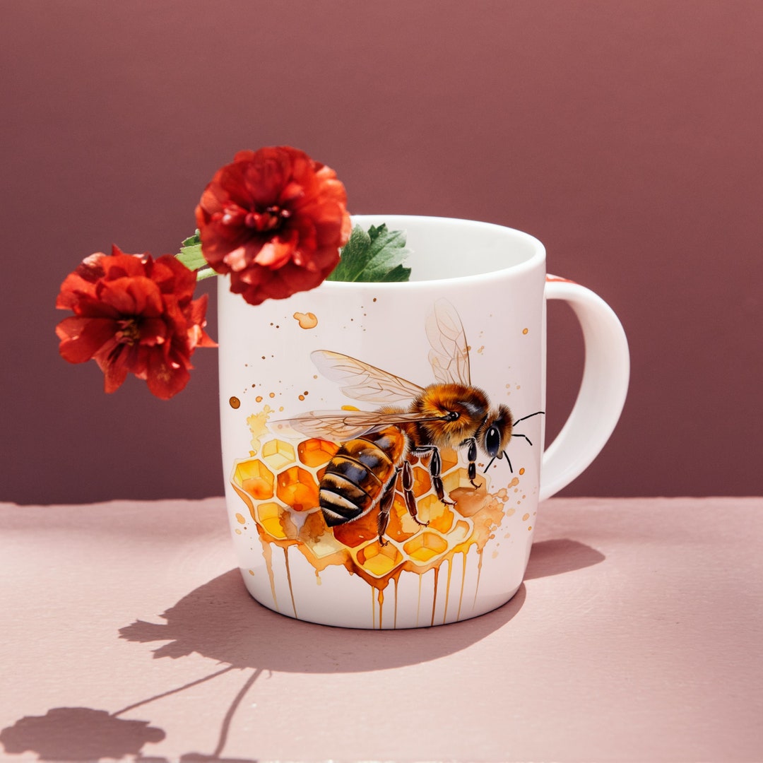 Custom Coffee Mug, Honey Bee Coffee Mug, Bumble Bee Mug, Bee Lover Gift,customized Mug for Men ...