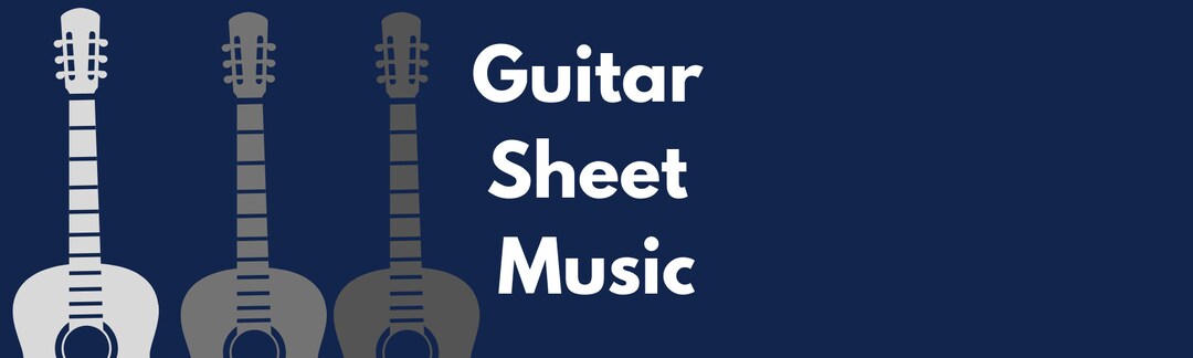 Guitar Sheet Music Digital Download - Etsy