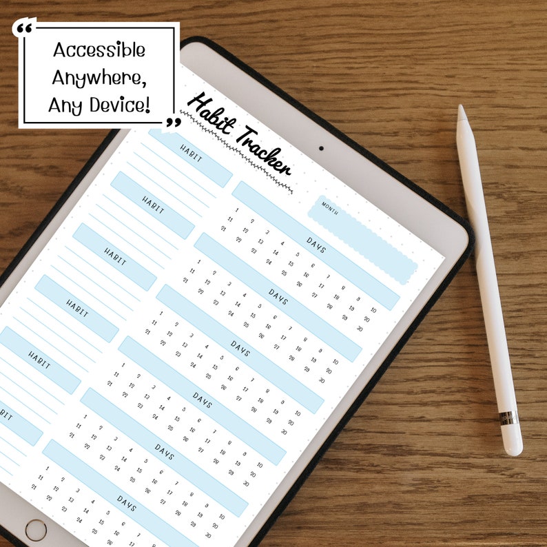 2024 Habit Tracker Coloring Sheet Printable, A5 Journal Page, Habit ...