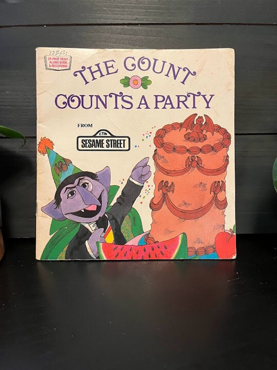 Sesame Street the Count Counts a Party Vintage - Etsy