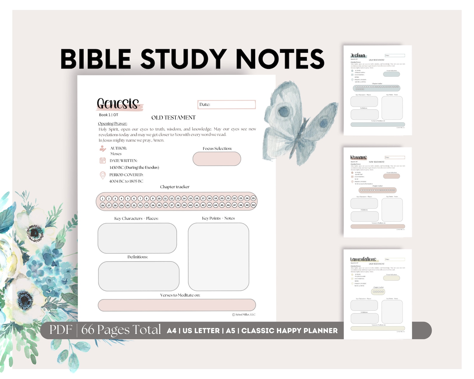 Bible Study Printables | Bible Summary | Digital Bible Study | Chapter Summary | Christian ...