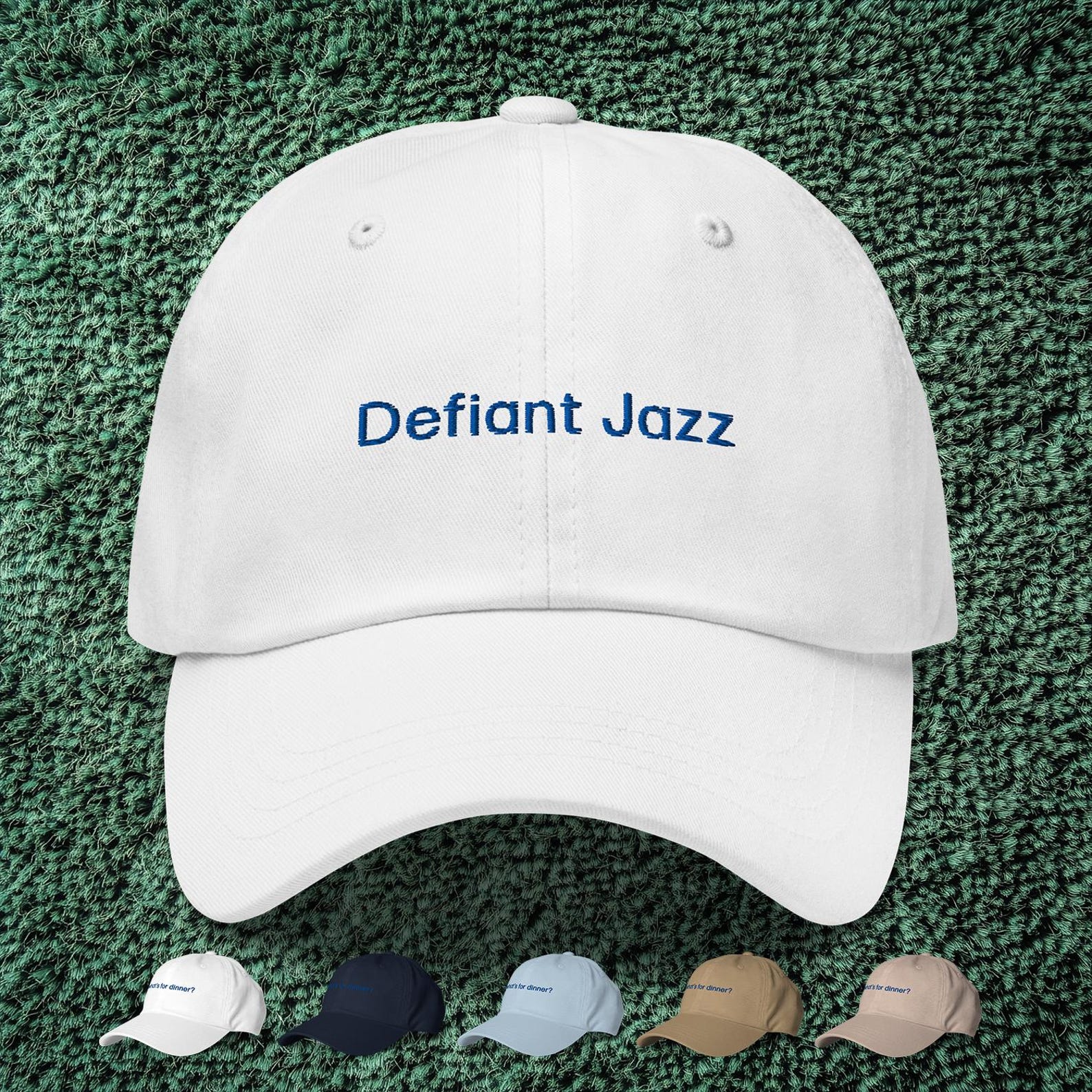 Defiant Jazz Dad Cap | Severance-inspired Embroidered Hat | Severance ...