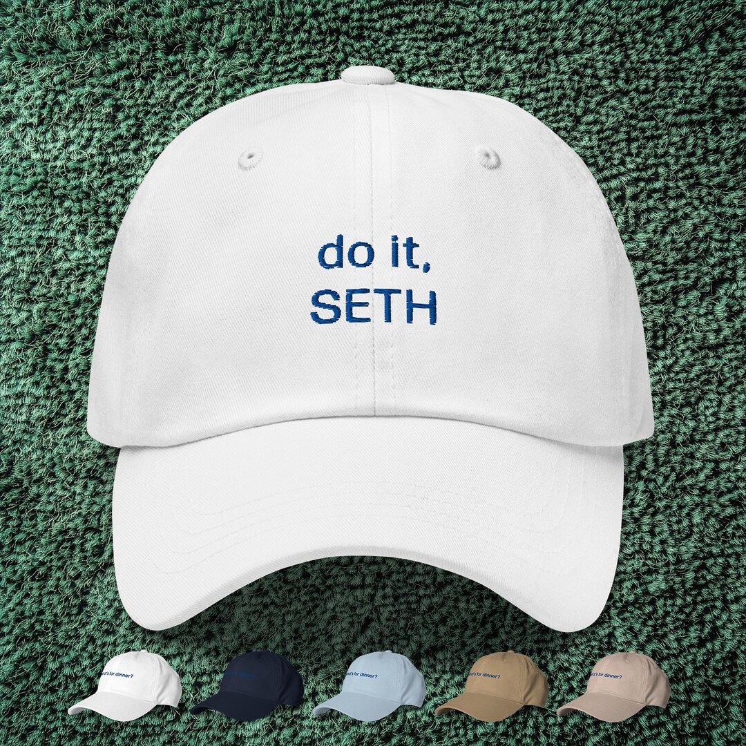Do It, Seth Dad Cap | Severance-inspired Embroidered Hat | Severance ...