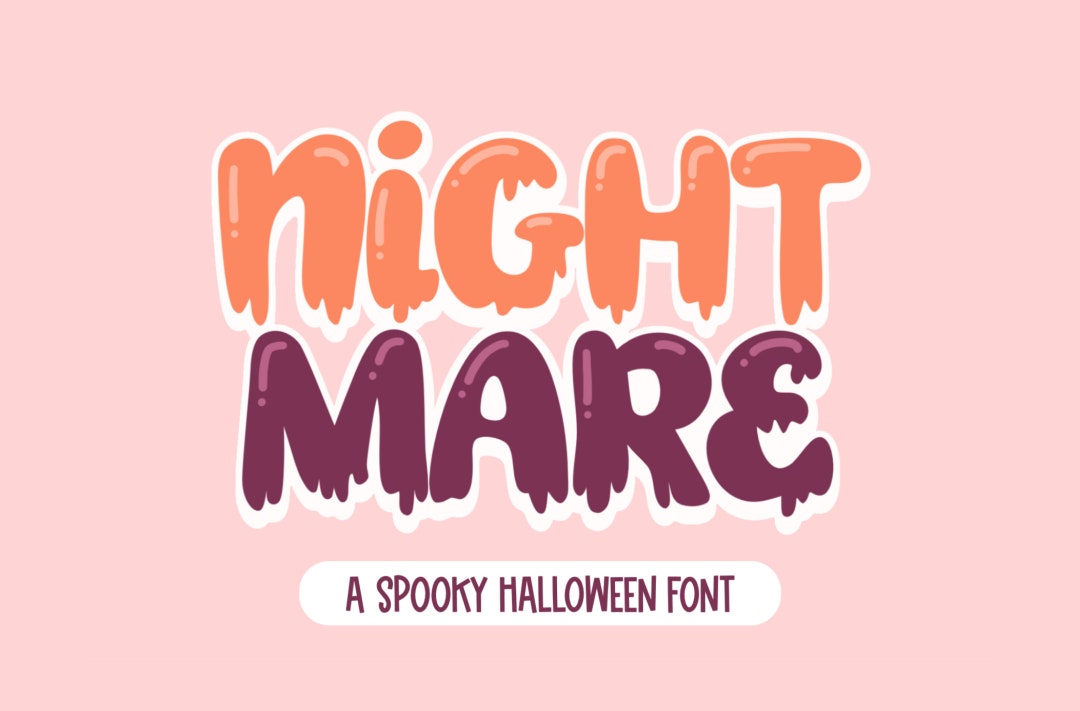 Night Mare Font Serif Font, Display Font, Logo Font, Handwriting Font ...
