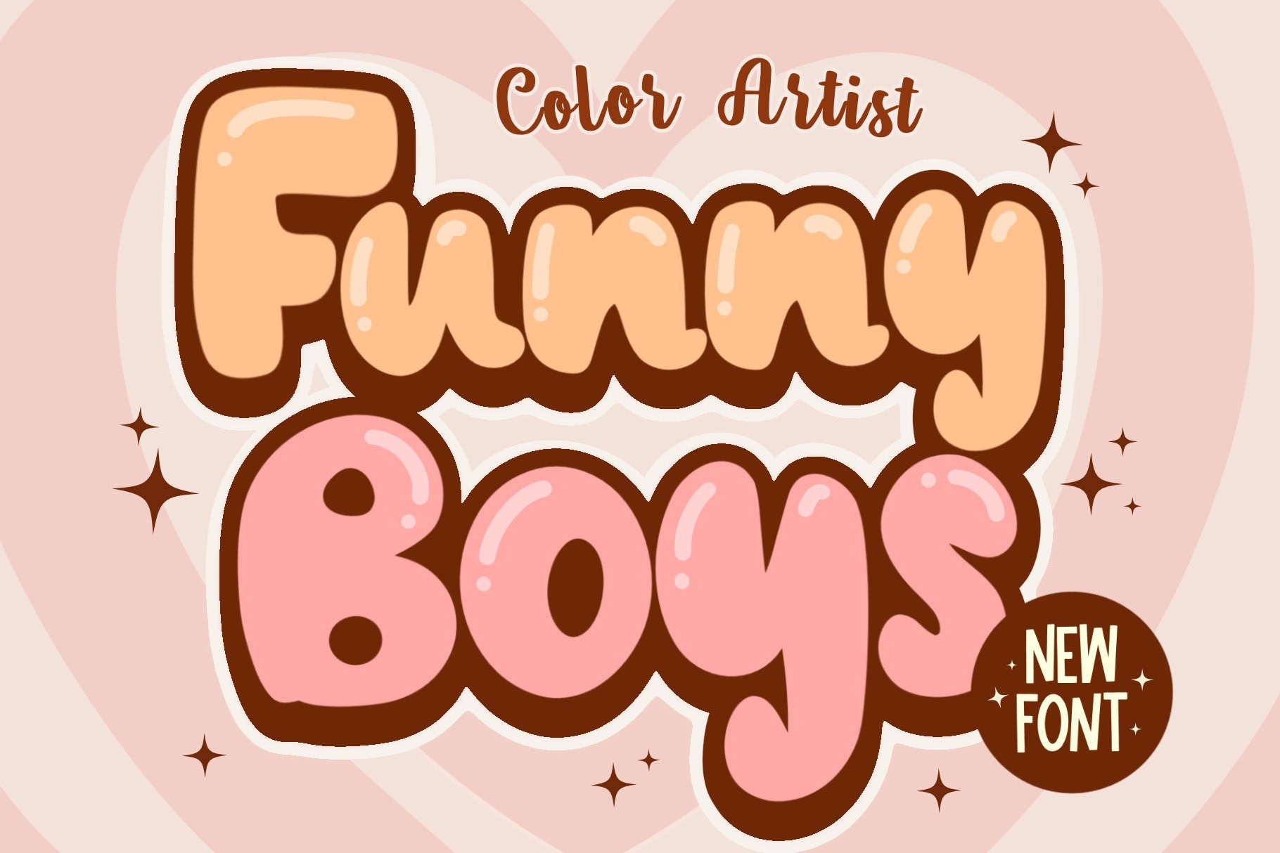 Funny Boys Display Font, Funny Font,serif Font,logo Font,fun Font ...