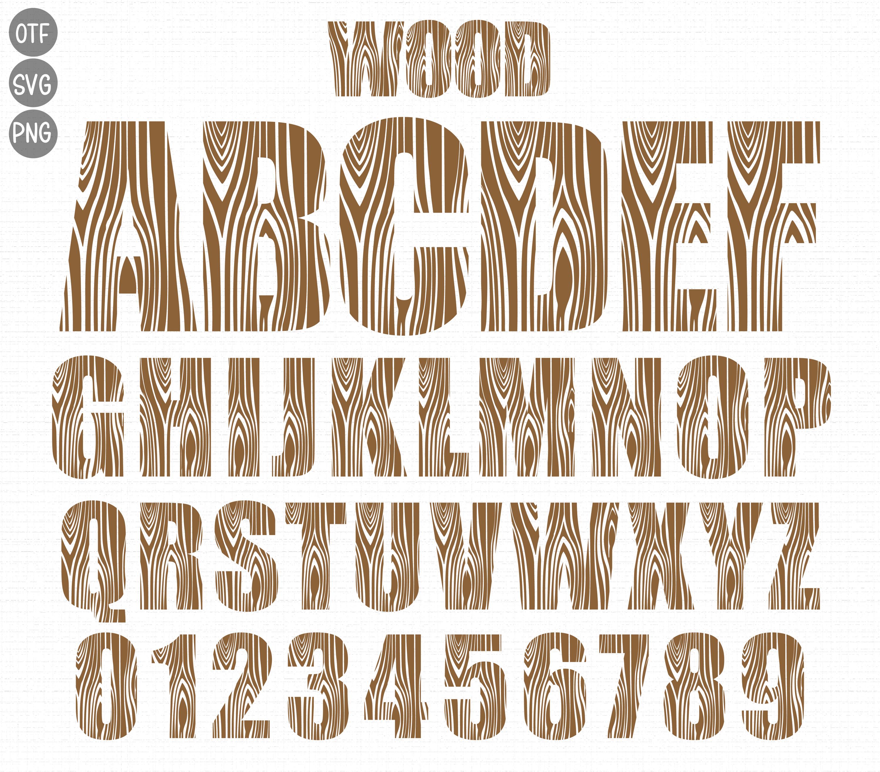 Wood Font Svg, Wood Letters Svg Png, Alphabet Font Svg, Wood Alphabet ...