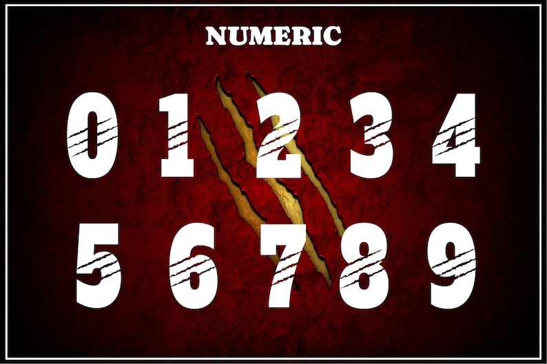 Claw Marks Display Fonts is a Trendy and Unique Decorative Font ...