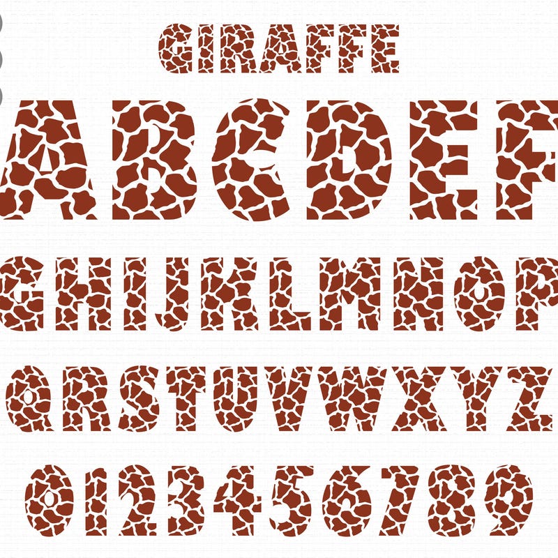 Giraffe Print - Etsy