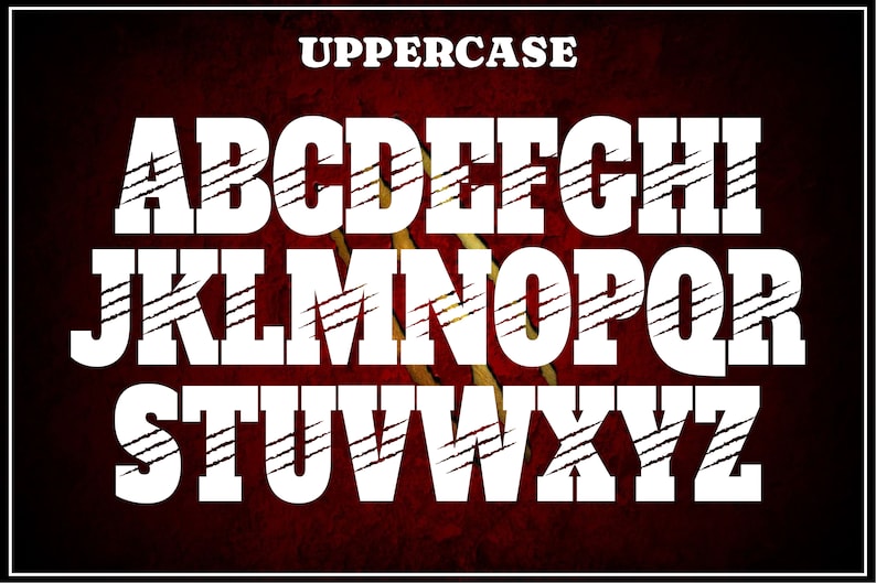 Claw Marks Display Fonts is a Trendy and Unique Decorative Font ...