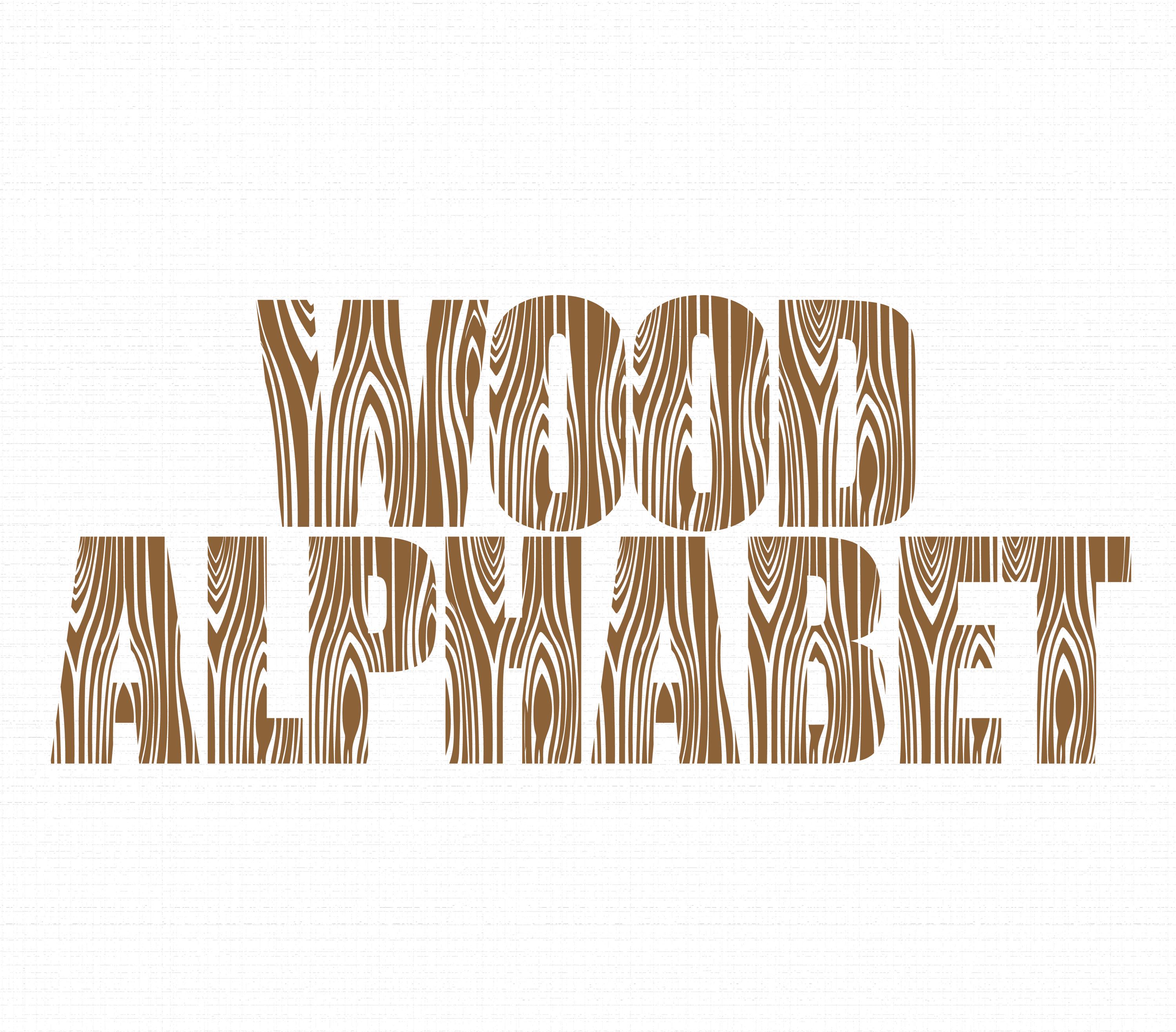 Wood Font Svg, Wood Letters Svg Png, Alphabet Font Svg, Wood Alphabet ...