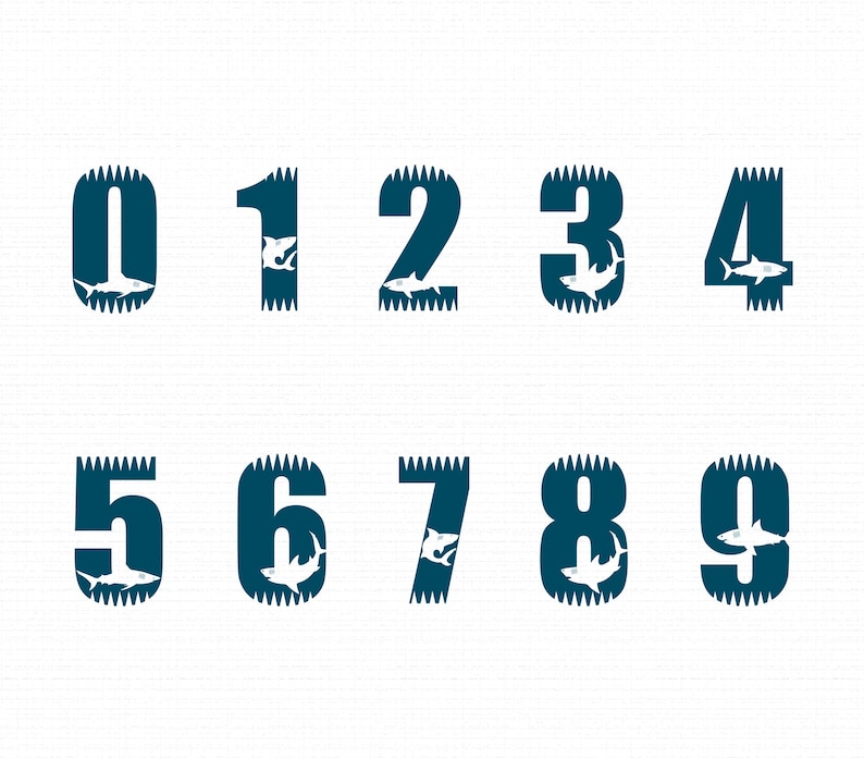 Shark Font Svg, Shark Letters Svg Png, Alphabet Font Svg, Shark ...
