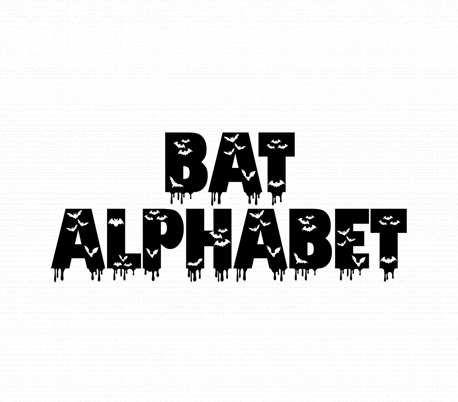 Bat Font Svg, Bat Letters Svg Png, Alphabet Font Svg, Bat Alphabet Svg ...