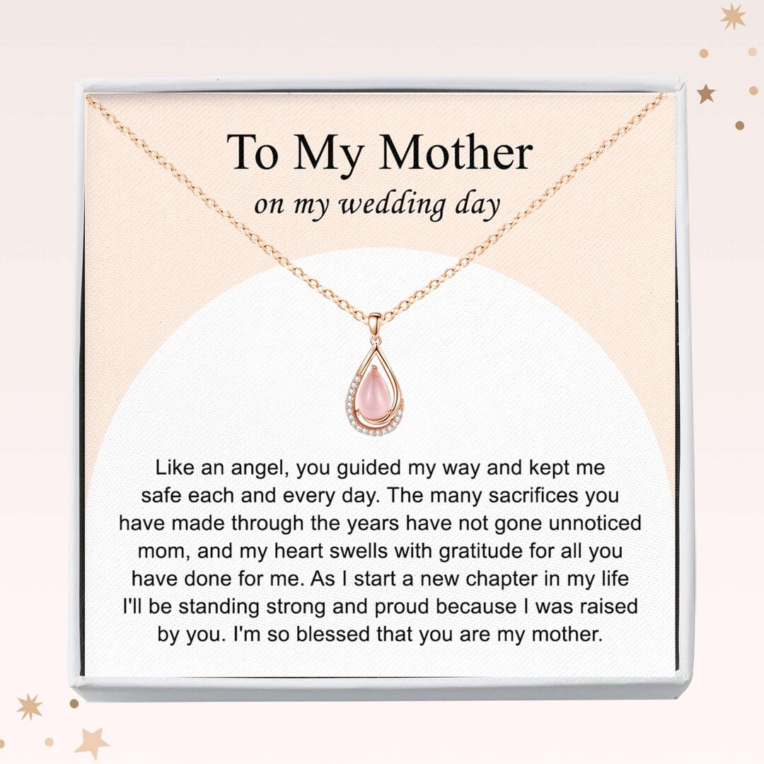 Gift for Mom on Wedding Day From Daughter Son, Mom Wedding Gift Mom ...
