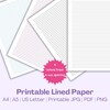 Printable Letter Paper | Printable Writing Paper | Floral Paper | Note ...