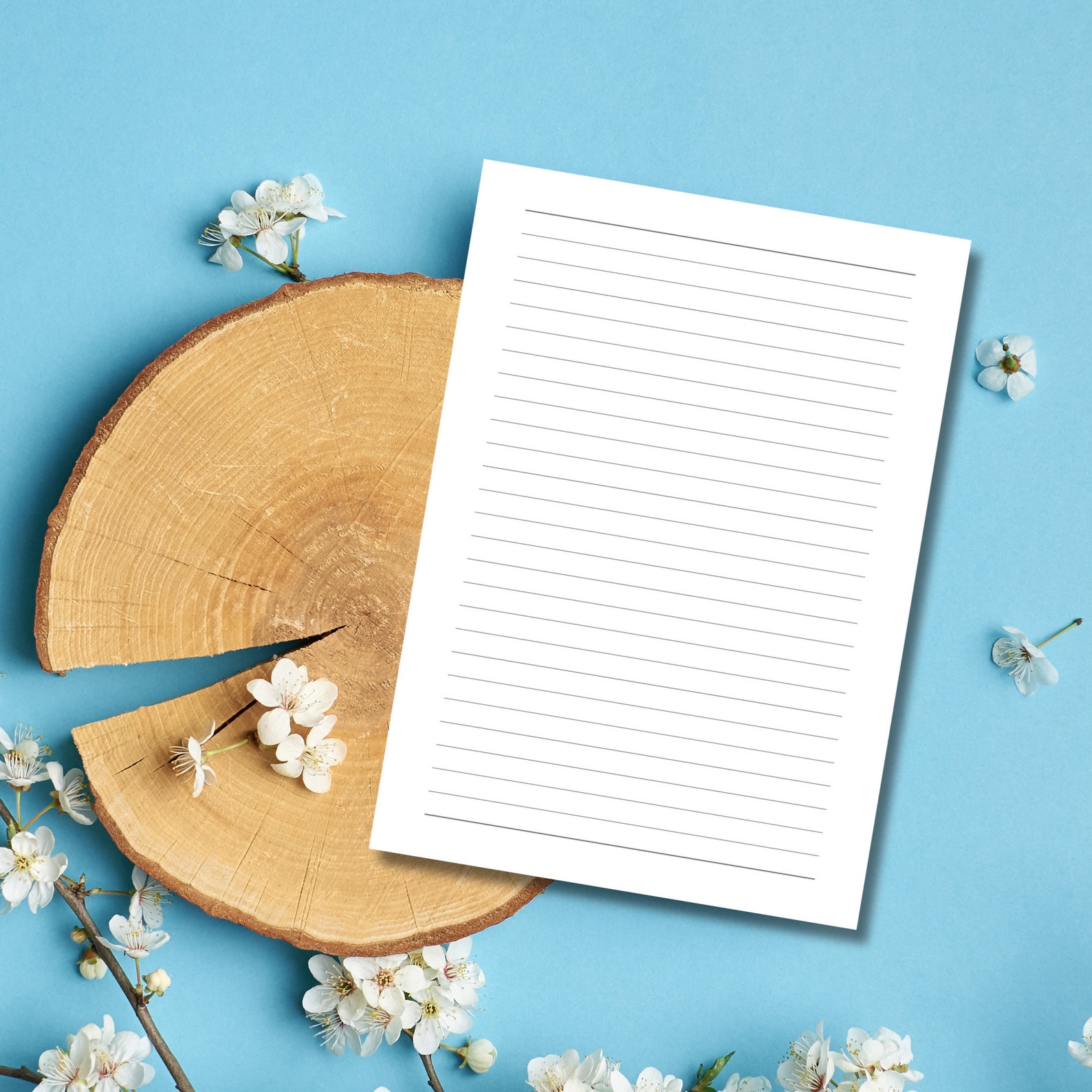 Basic Lined Paper, Paper Notes, Note Page, Writing Paper, Notes Planner ...