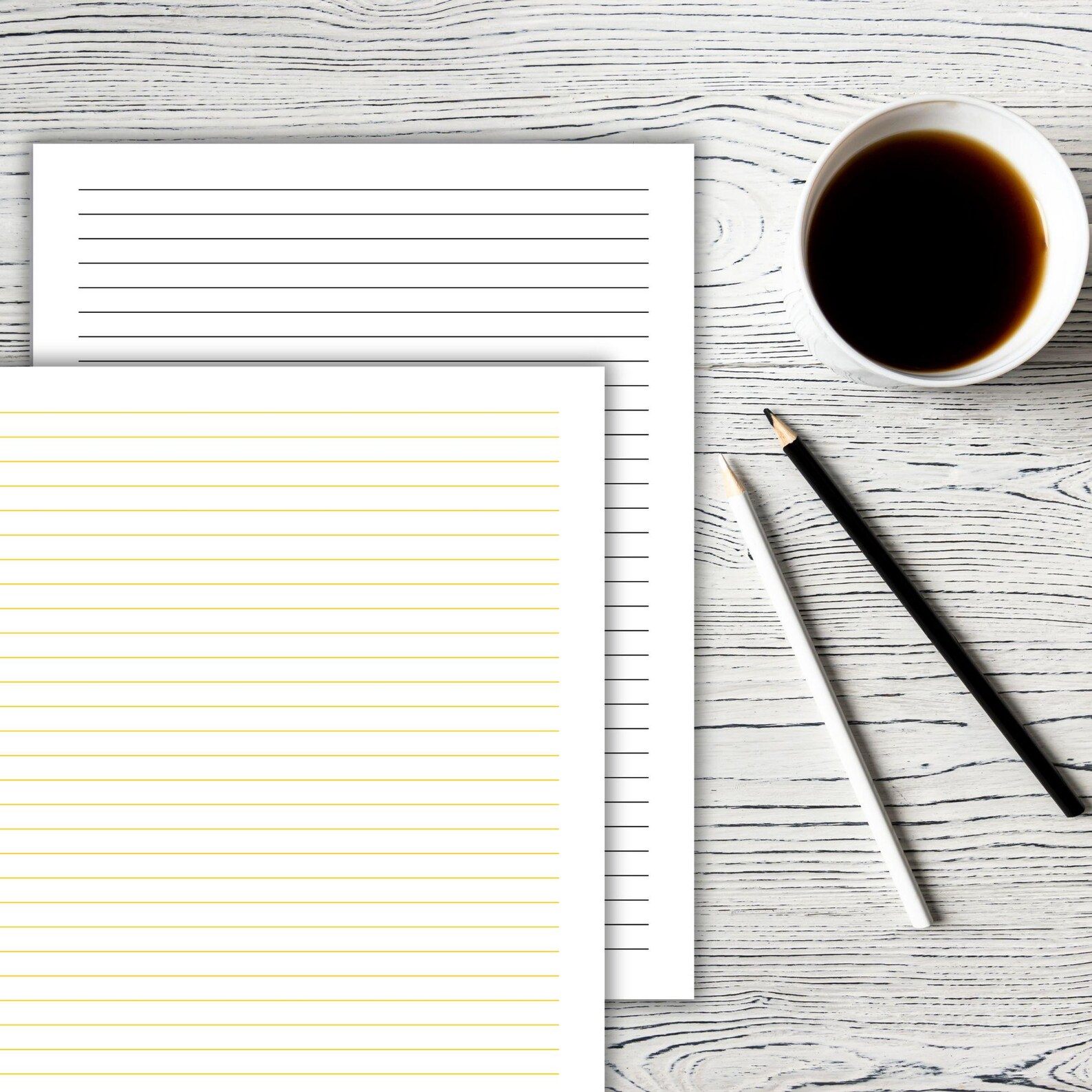 Printable Lined Paper Bundle With 8mm Spacing | Instant Download ...