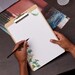 Printable Leaf Paper: Elegant Lined and Unlined Designs for Writing ...