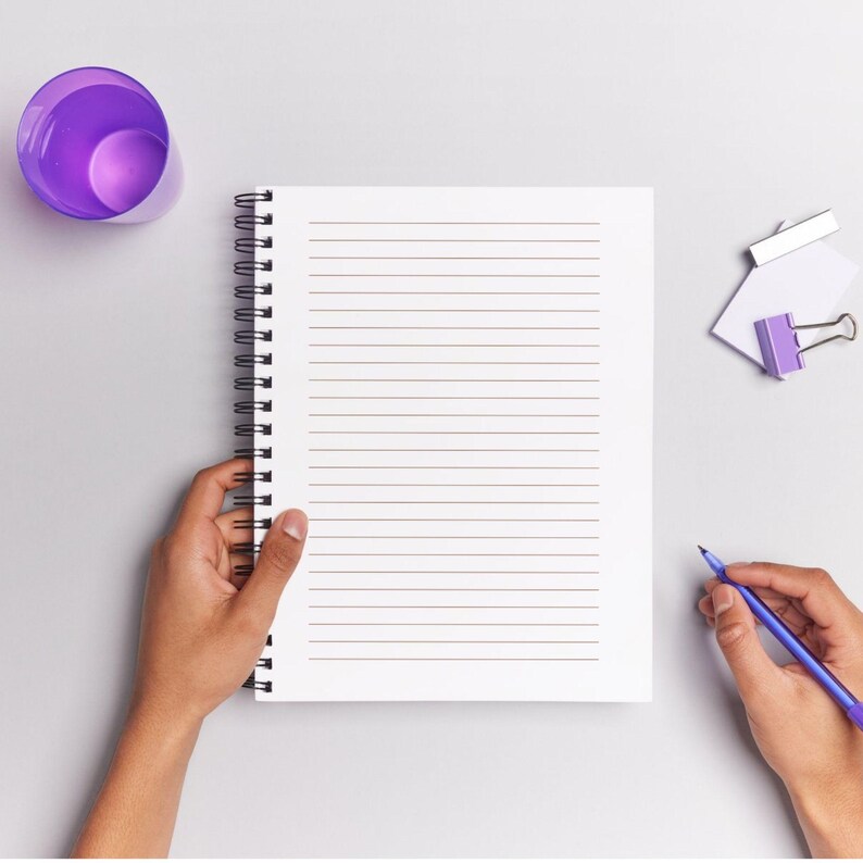 Printable Lined Paper Bundle Narrow Ruled, College Ruled, Wide Ruled ...