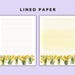 Printable Letter Paper | Printable Writing Paper | Floral Paper | Note ...