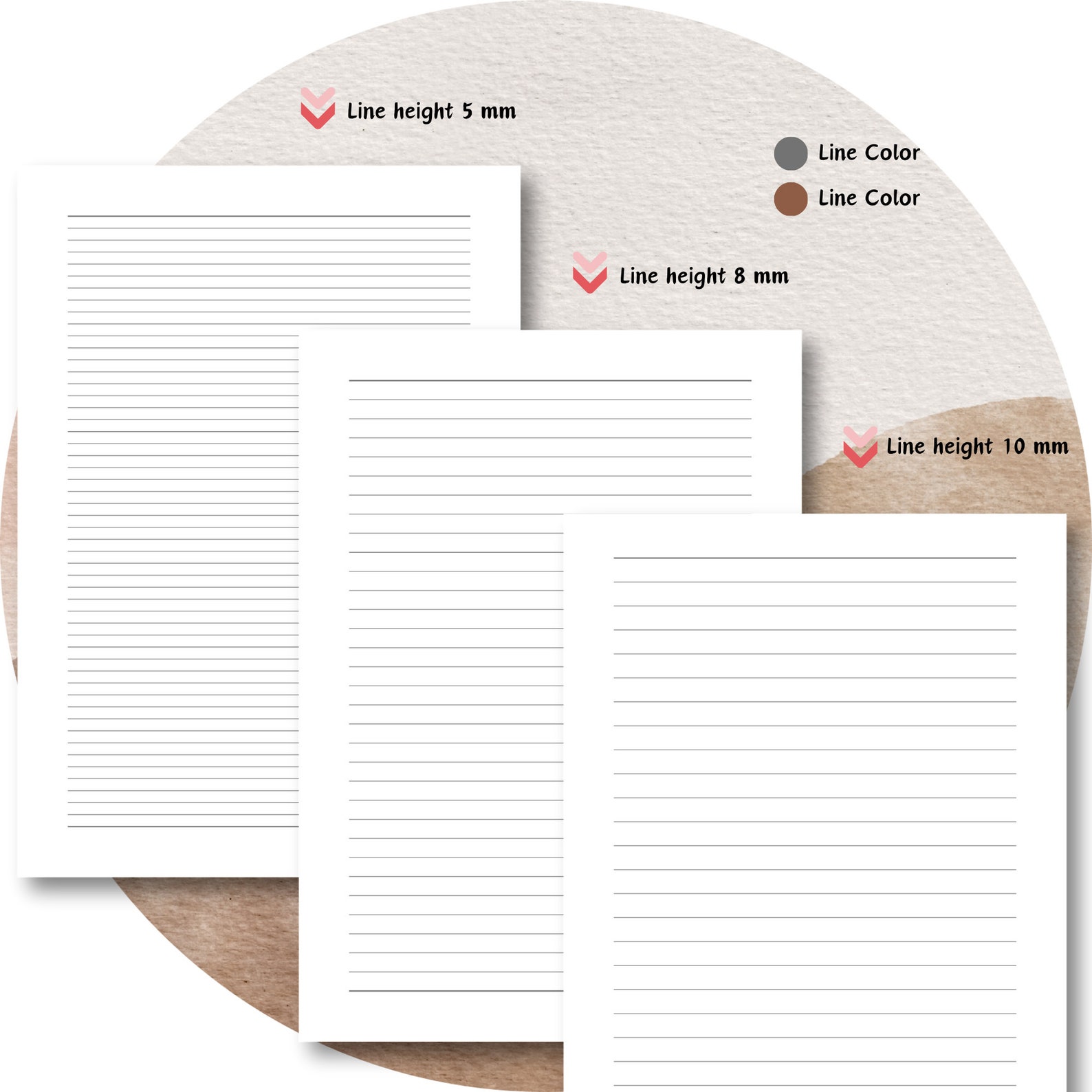 Basic Lined Paper, Paper Notes, Note Page, Writing Paper, Notes Planner ...