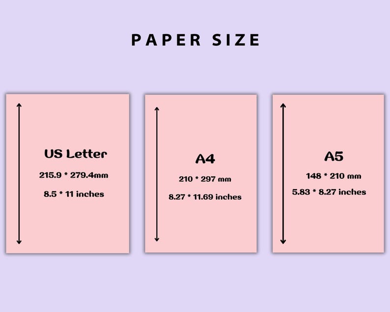 Printable Letter Paper, Printable Writing Paper, Floral Paper, Note ...