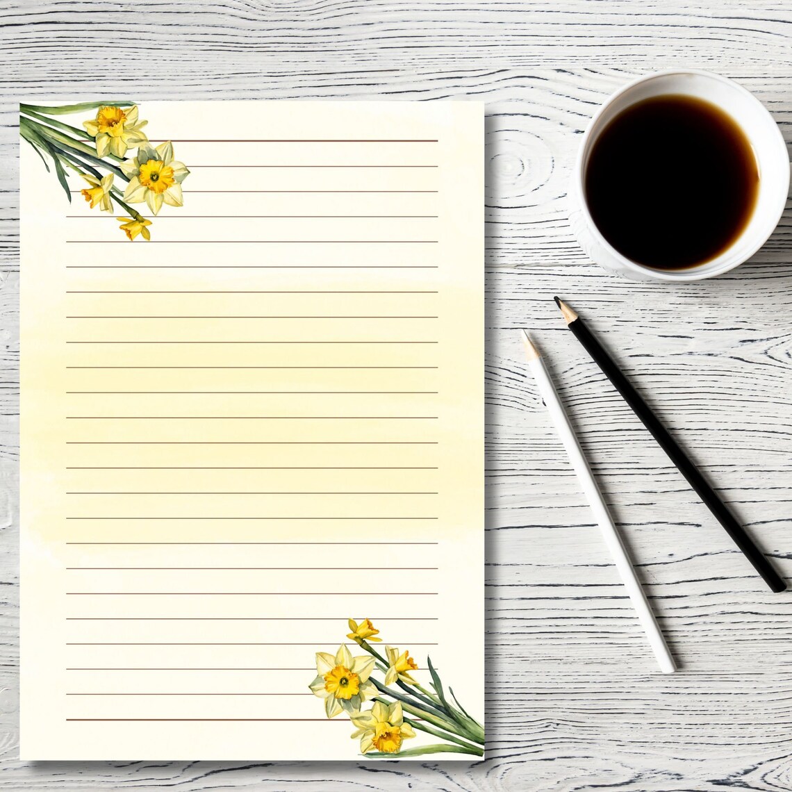 Printable Stationery Paper, Printable Writing Paper, Printable Letter ...