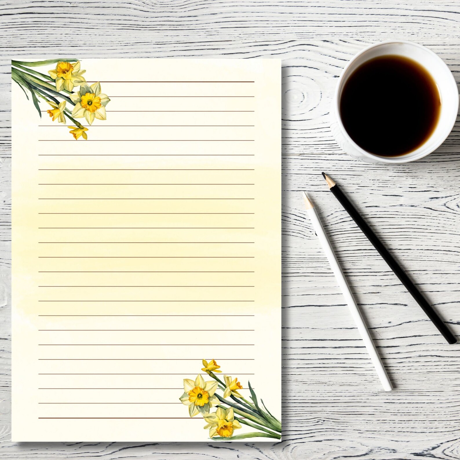 Printable Stationery Paper, Printable Writing Paper, Printable Letter ...