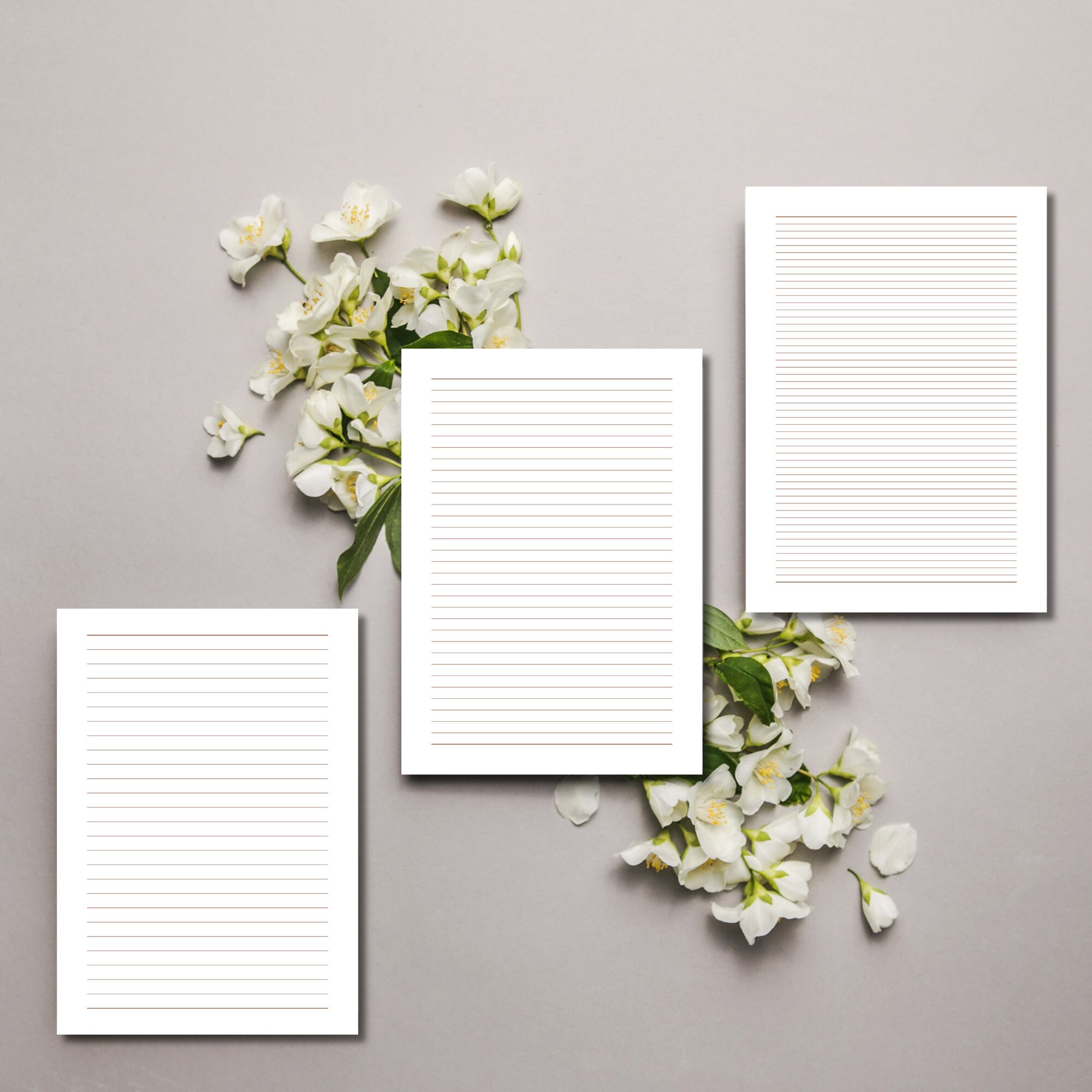 Basic Lined Paper, Paper Notes, Note Page, Writing Paper, Notes Planner ...