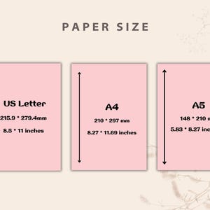 Printable Lined Paper Bundle - 6mm Spacing | 10 Line Colors | A4, A5 ...