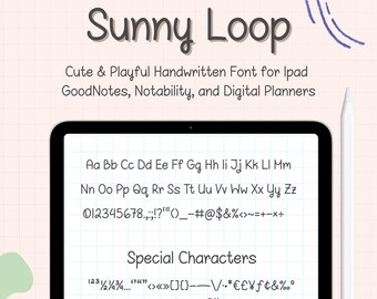 Handwritten Font Bundle for Digital Notes, Planning, Journaling ...