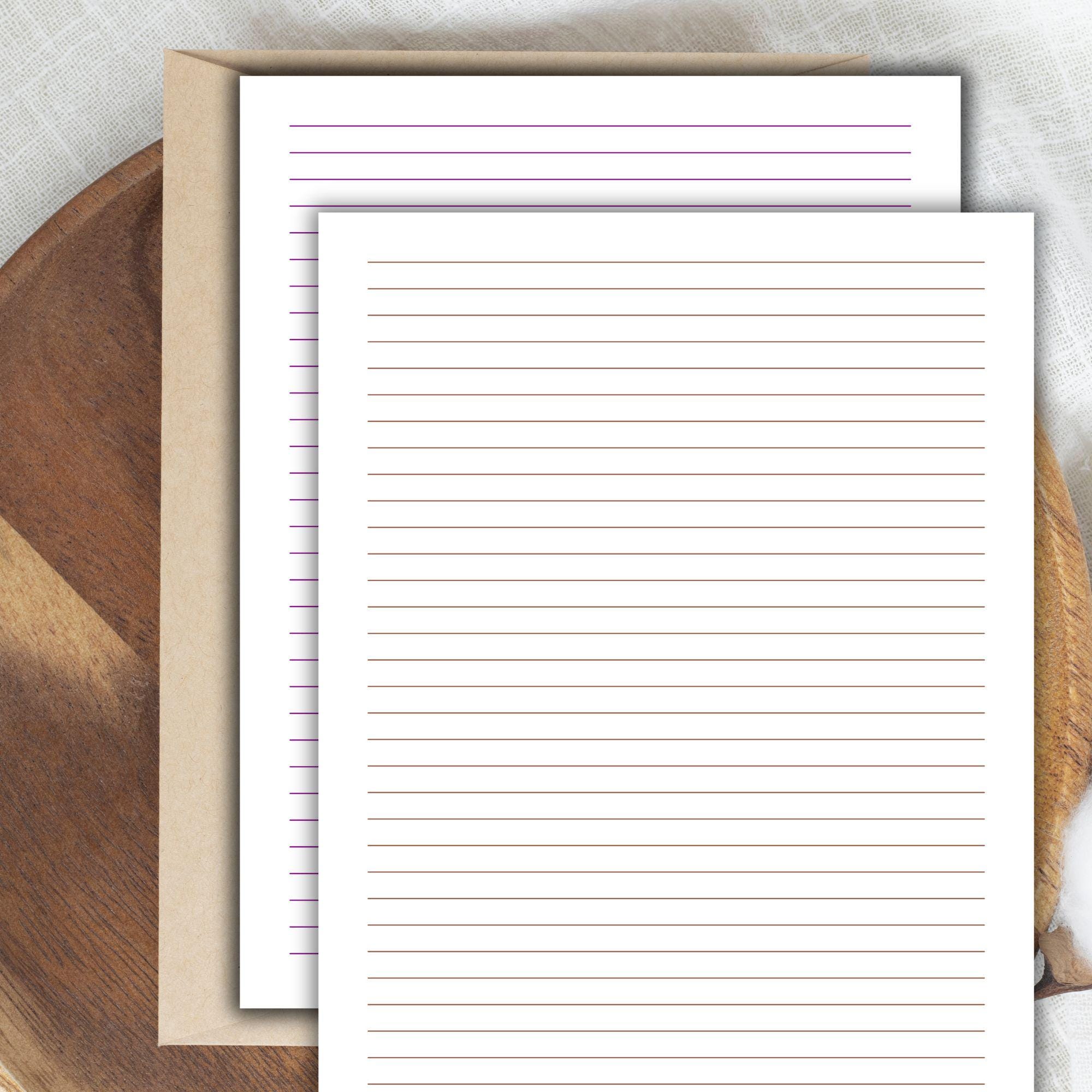 Printable Lined Paper Bundle With 8mm Spacing | Instant Download ...