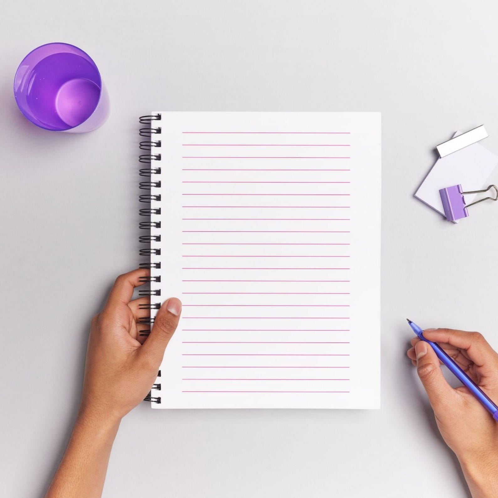Printable Lined Paper | Pink Lines | Narrow Ruled, College Ruled, Wide ...