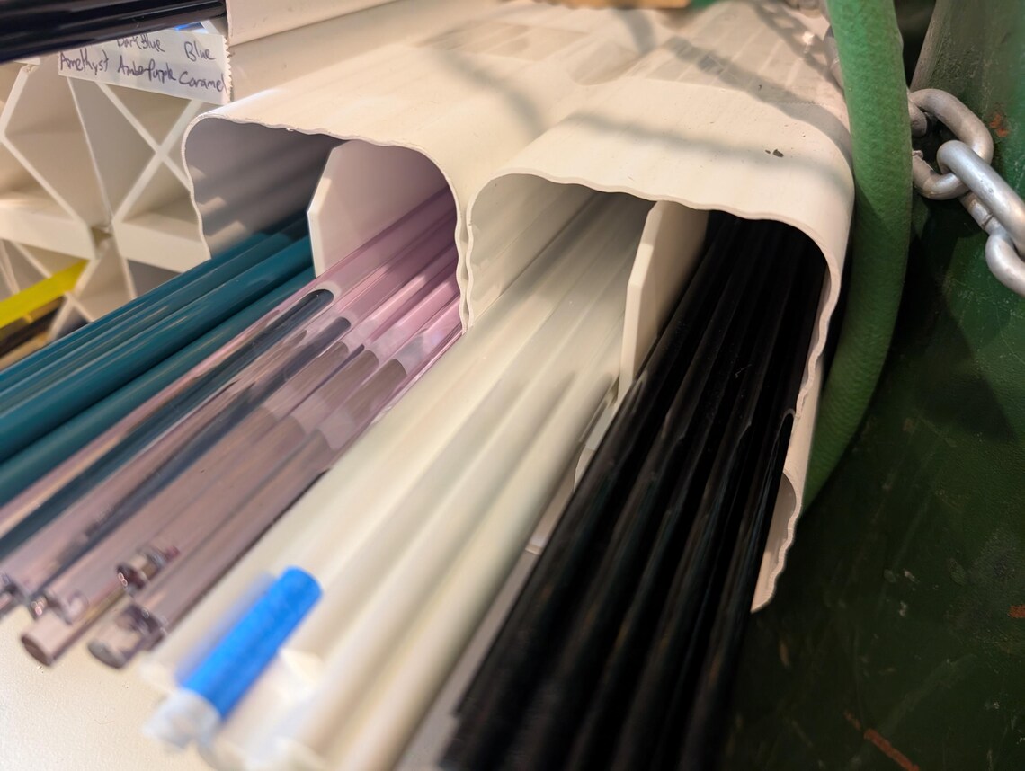 2-compartment Dividers for 3x2" RECTANGULAR Downspout Glass Storage ...