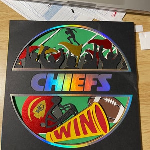 3d Chiefs Shadow Box - Etsy