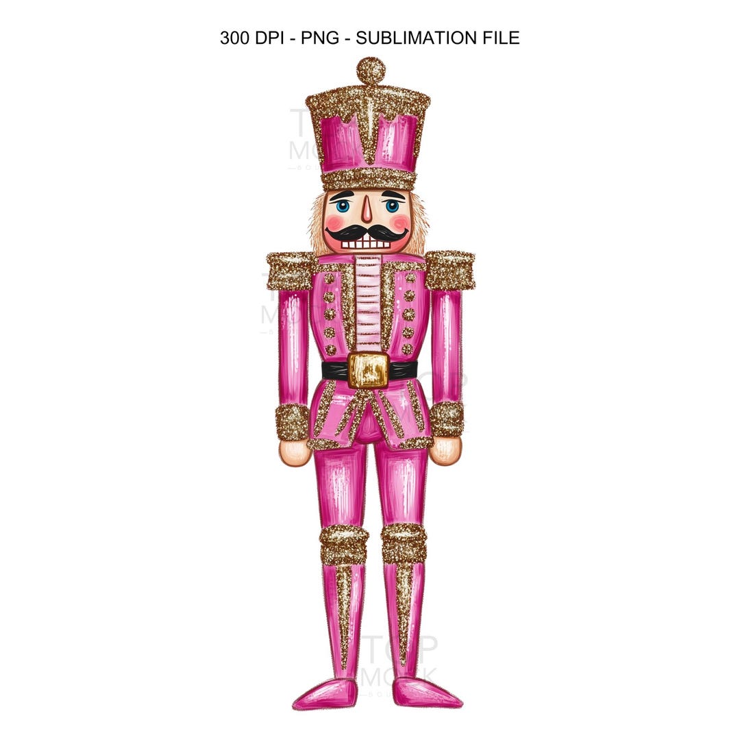 Pink Nutcracker PNG, Watercolor Nutcracker Design, Nutcracker ...