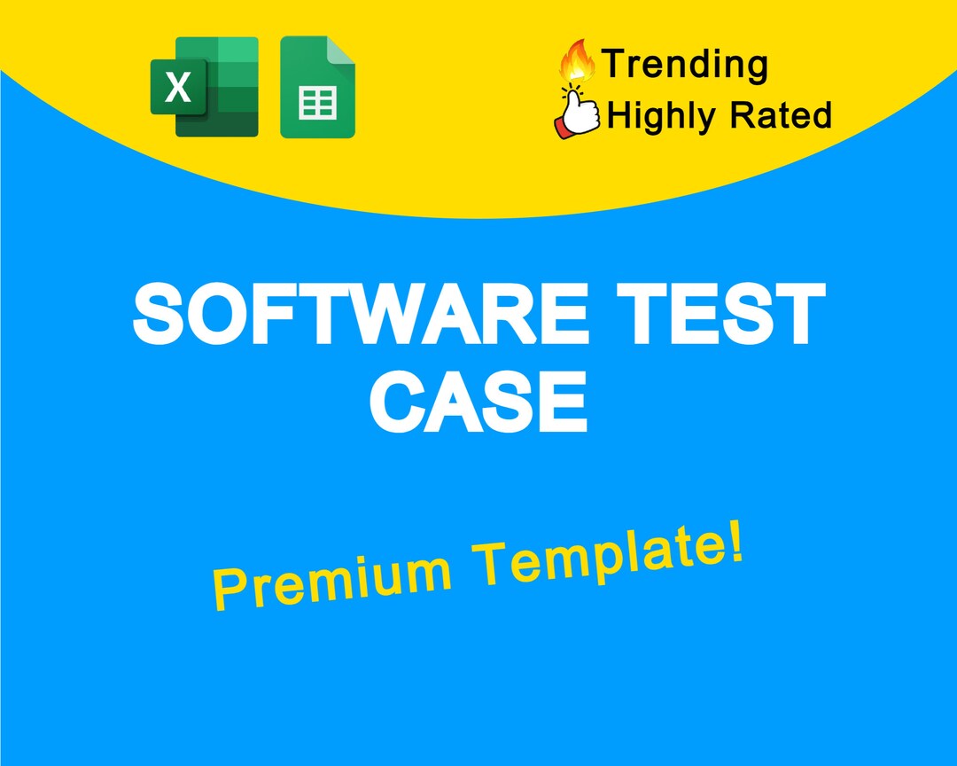 Software Test Case Template - Etsy