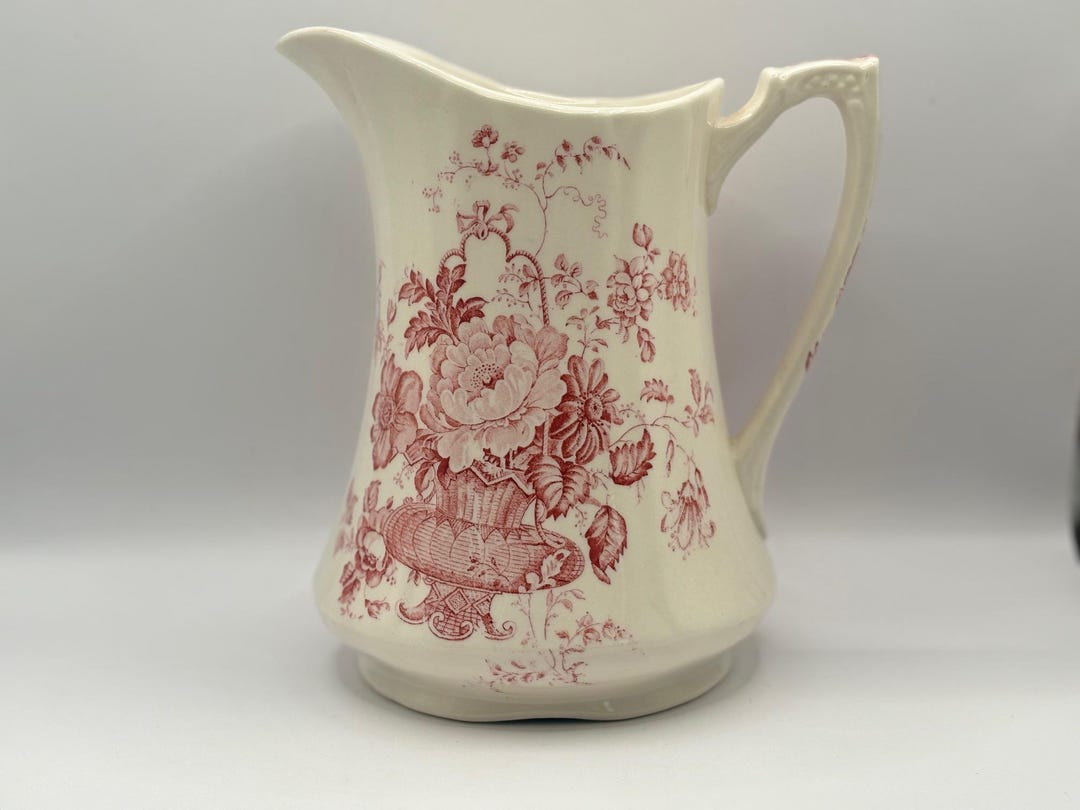 ALFRED MEAKIN charlotte Pattern 32 Ounce Pitcher Vintage Ironstone ...