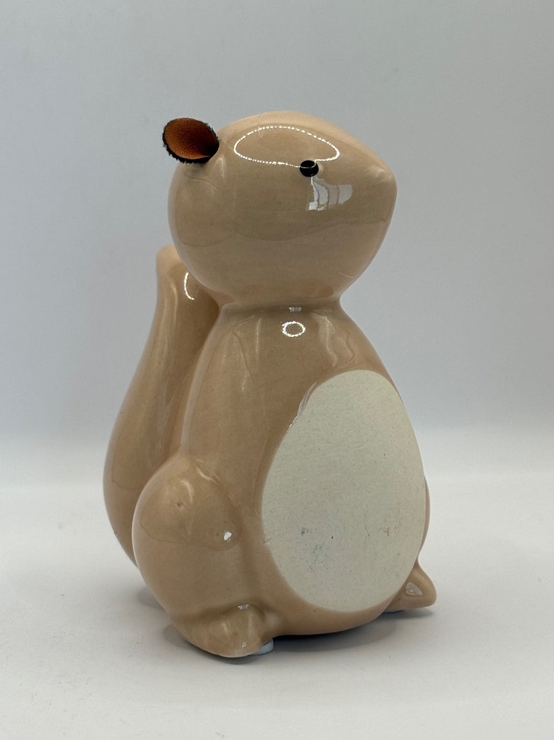 Ceramic Squirrel Air Plant Planter Can Be Used as Taper Candleholder ...