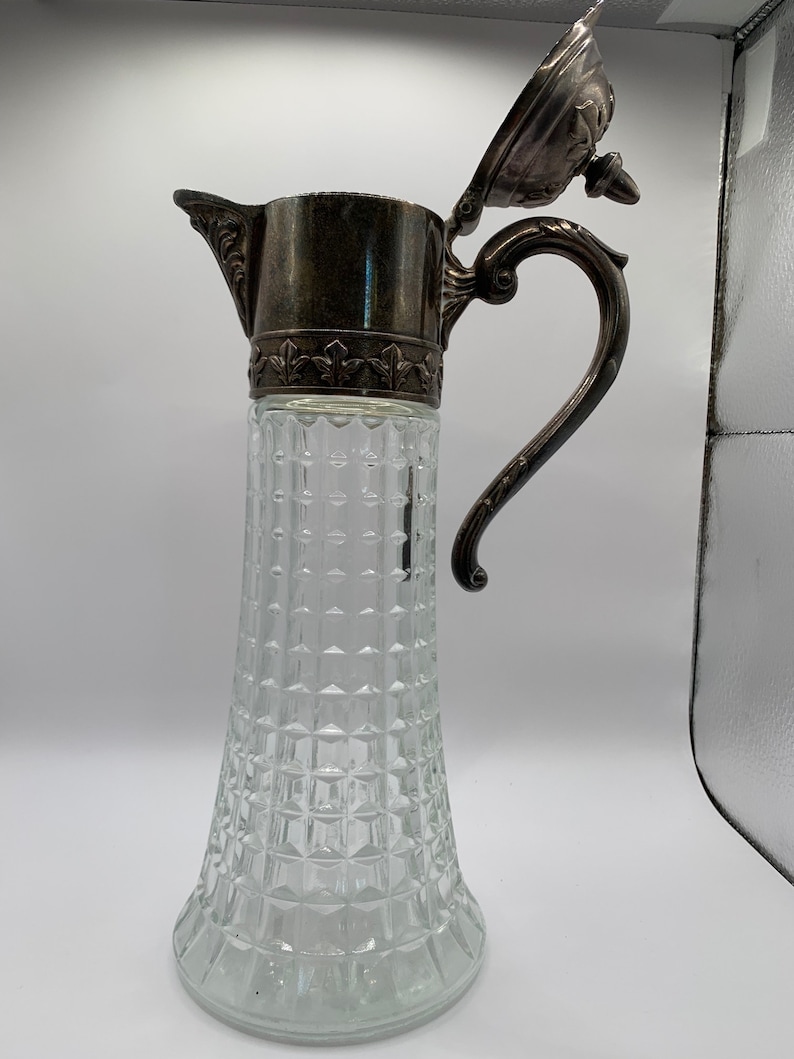 Vintage 1960s Chill It Claret Pitcher Primrose Silver With Quilted ...